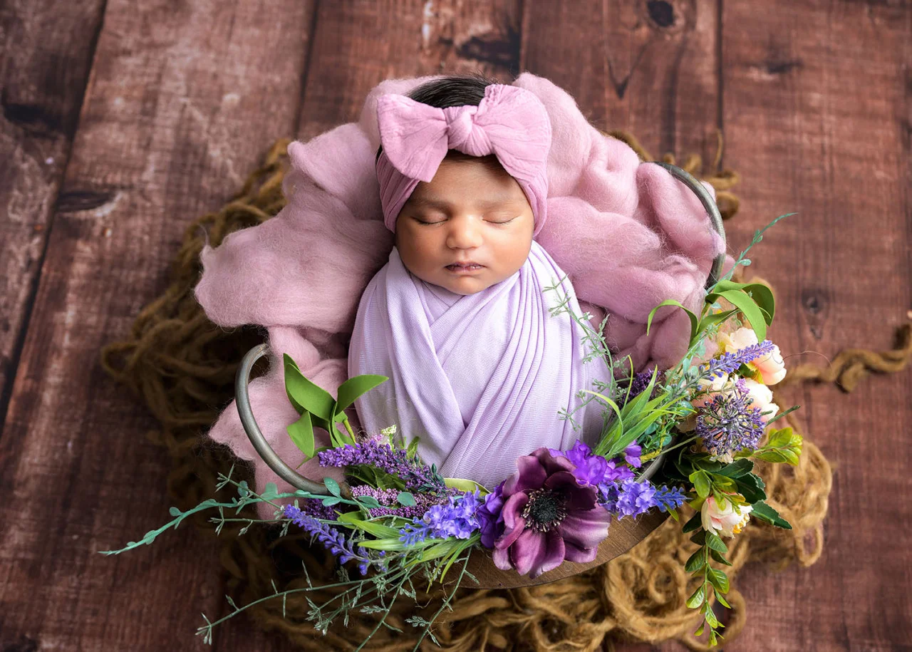 Newborn photo shoot with Alora - Glasgow Family Photography